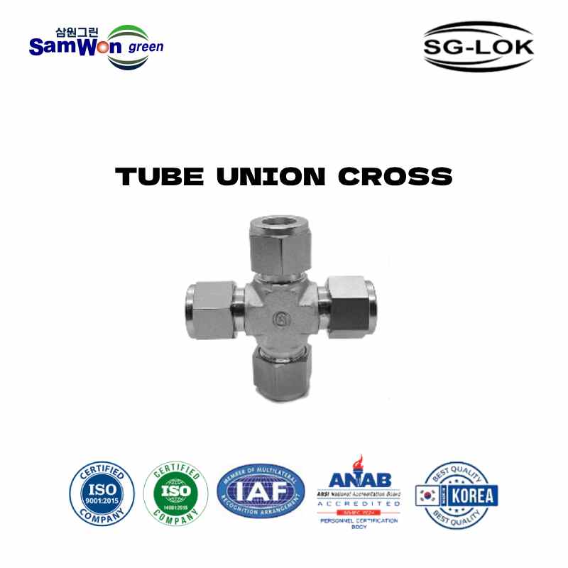 Tube Cross Fitting Malaysia KOREA SG-LOK Compression Fittings